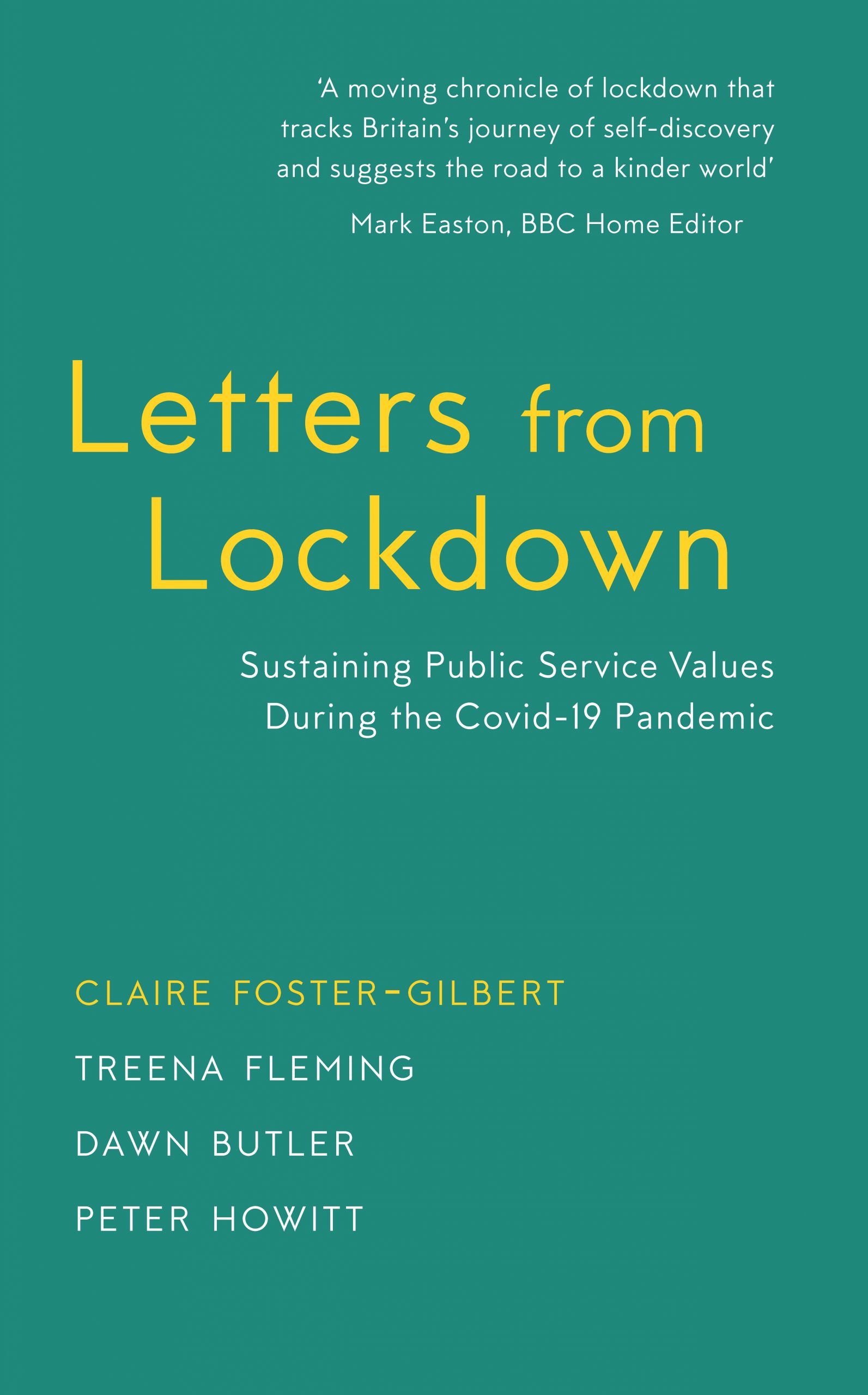 Letters from Lockdown by Claire Foster-Gilbert - Haus Publishing